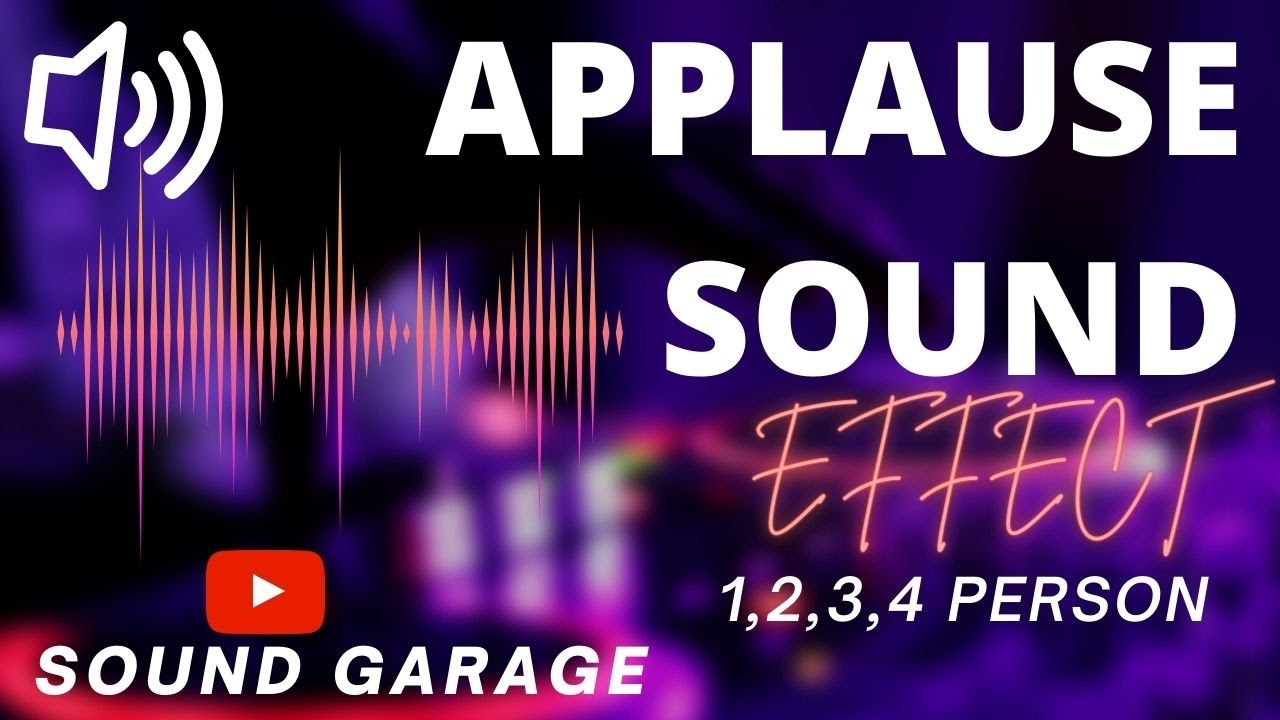 CLAPPING / APPLAUSE SOUND EFFECT 1,2,3,4, PERSON - YouTube