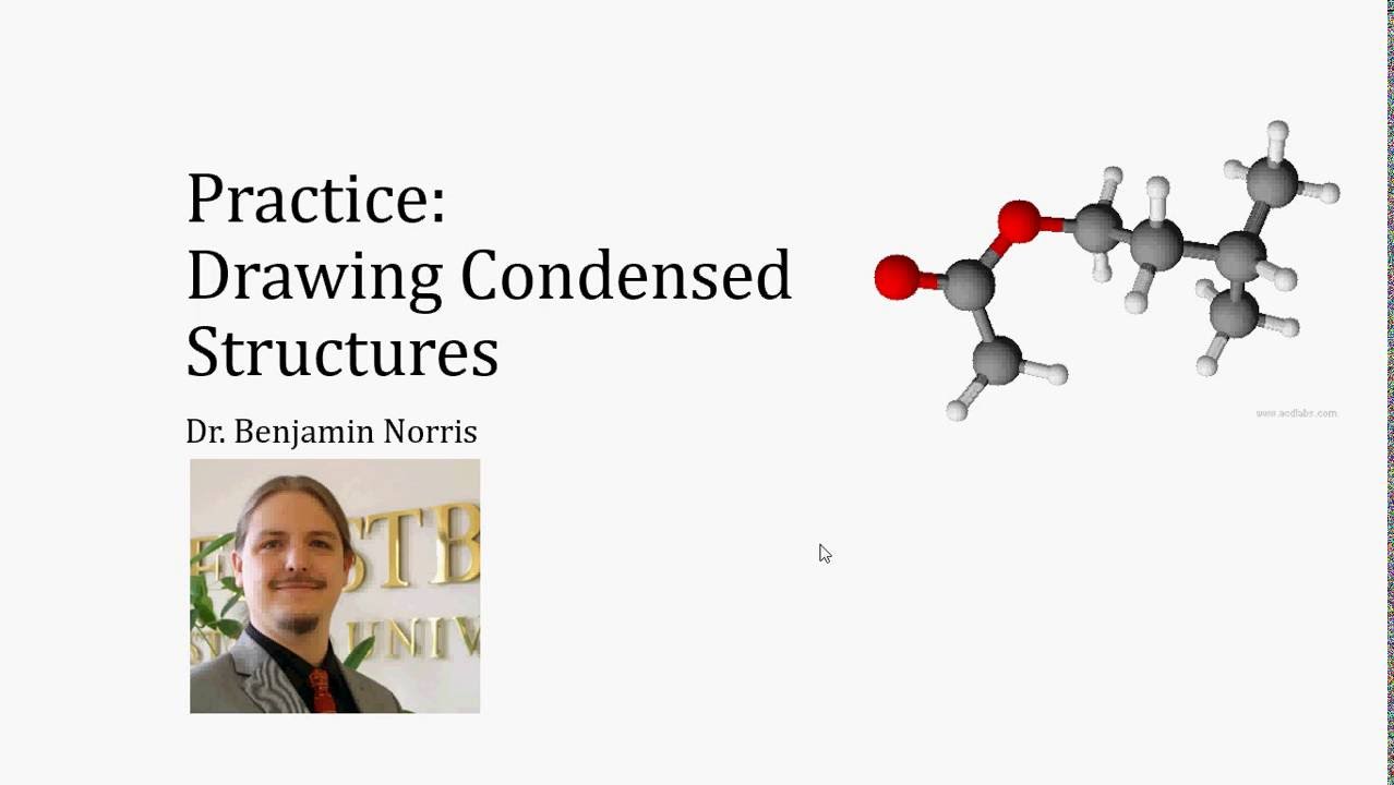 Practice: Condensed Structures - YouTube