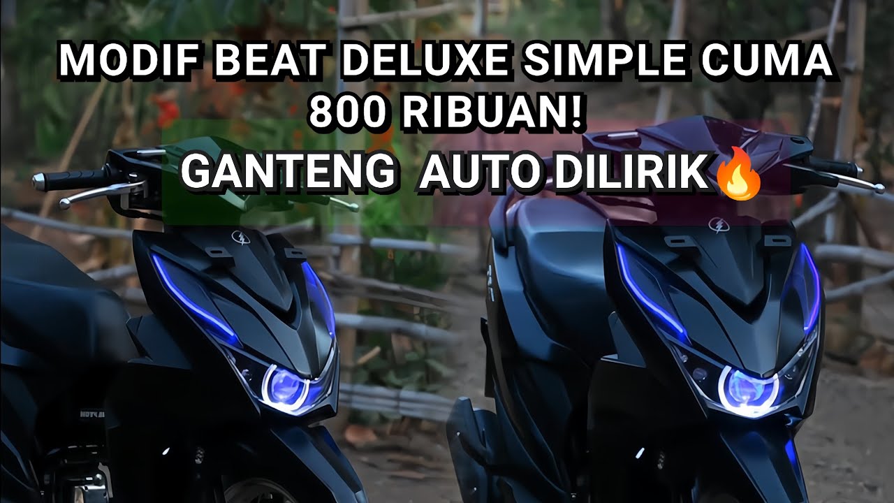 MODIF BEAT DELUXE SIMPLE! CUMA 800 RIBUAN, AUTO GANTENG! - YouTube