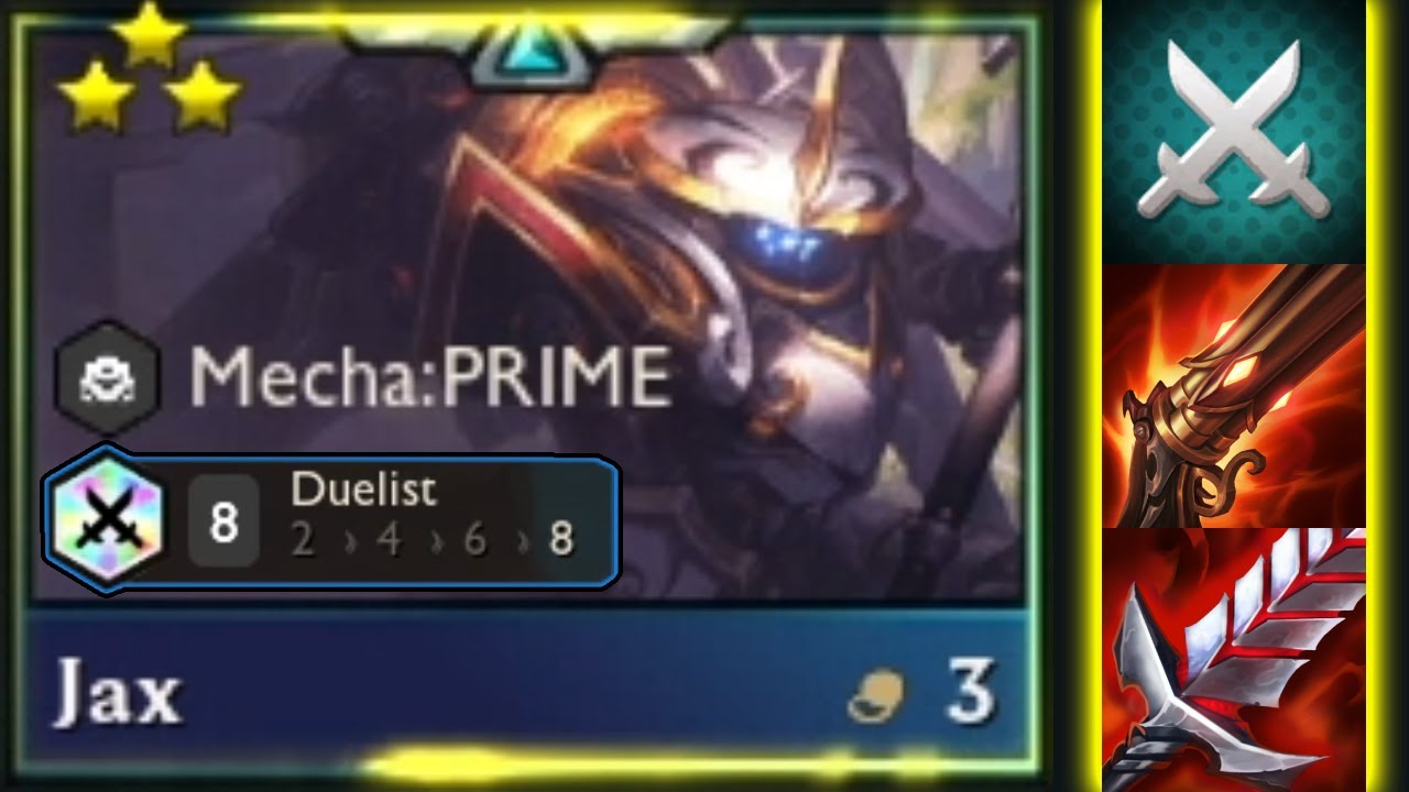 Max attack speed Jax with 8 duelist and hero augment ! | TFT Set 8 ...