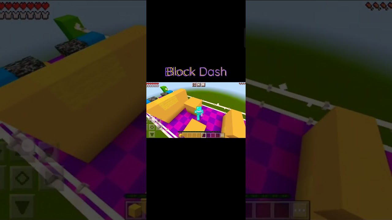 BLOCK DASH MINECRAFT - YouTube