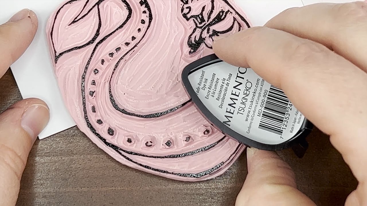 How I Made My Very Own CUSTOM Rubber Stamp! | Trying New Art Supplies ...