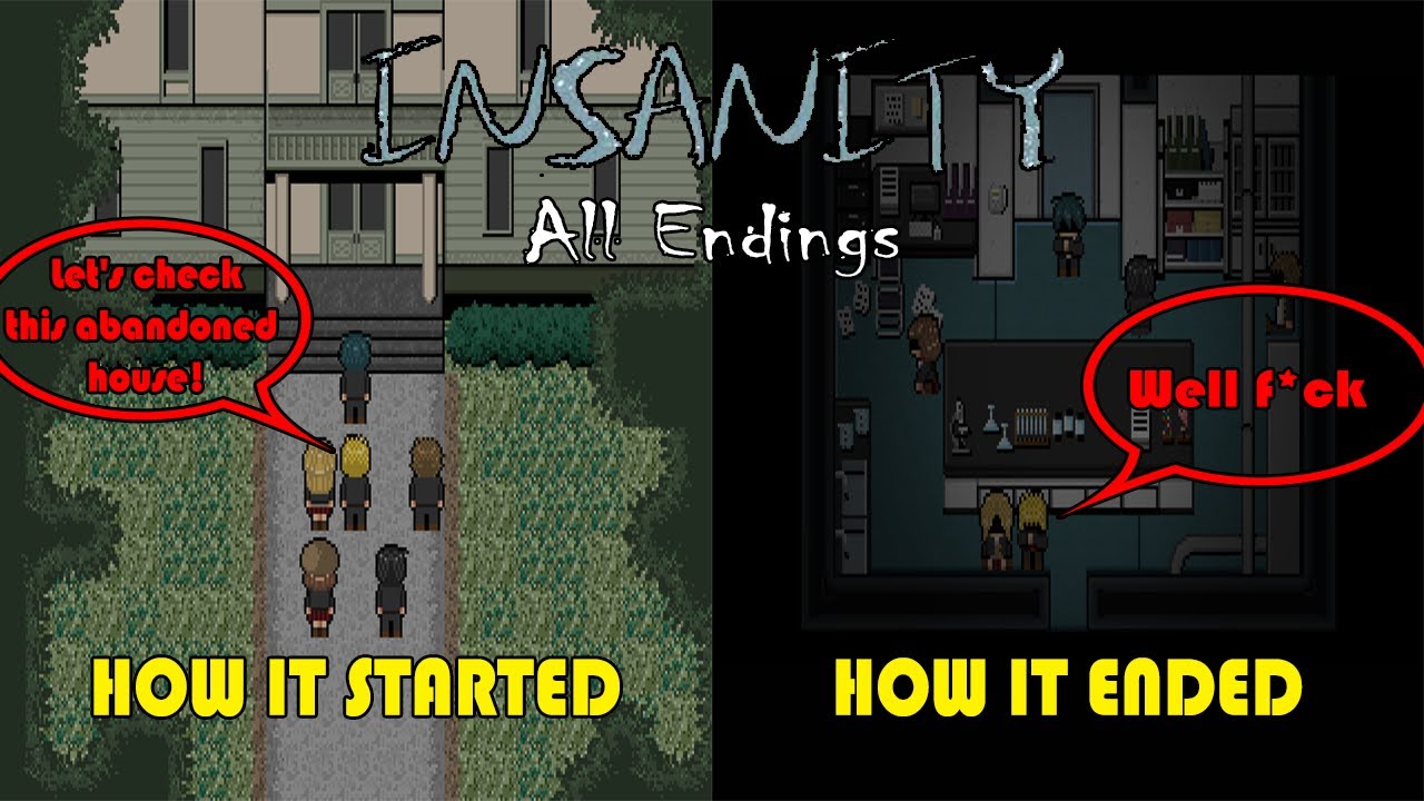 INSANITY REMAKE - All Endings - YouTube