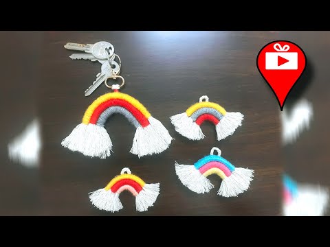 Anneler Günü Hediyesi Gökkuşağı Anahtarlık Yapımı / Mothers Day Gift Rainbow / Sürpriz Hediyeler