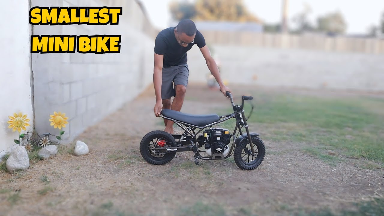 The Smallest Mini Bike Is The Best! Oryxearth 37.7CC Mini Dirt Bike ...