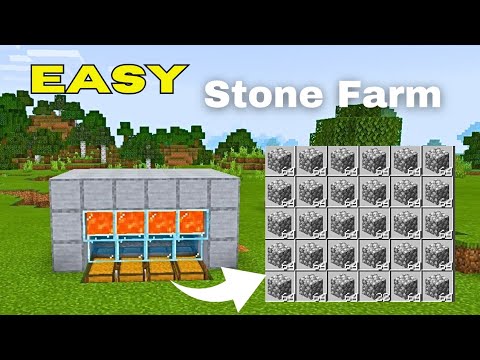 Minecraft: Automatic Cobblestone Farm Tutorial (Fast & Efficient!) - YouTube