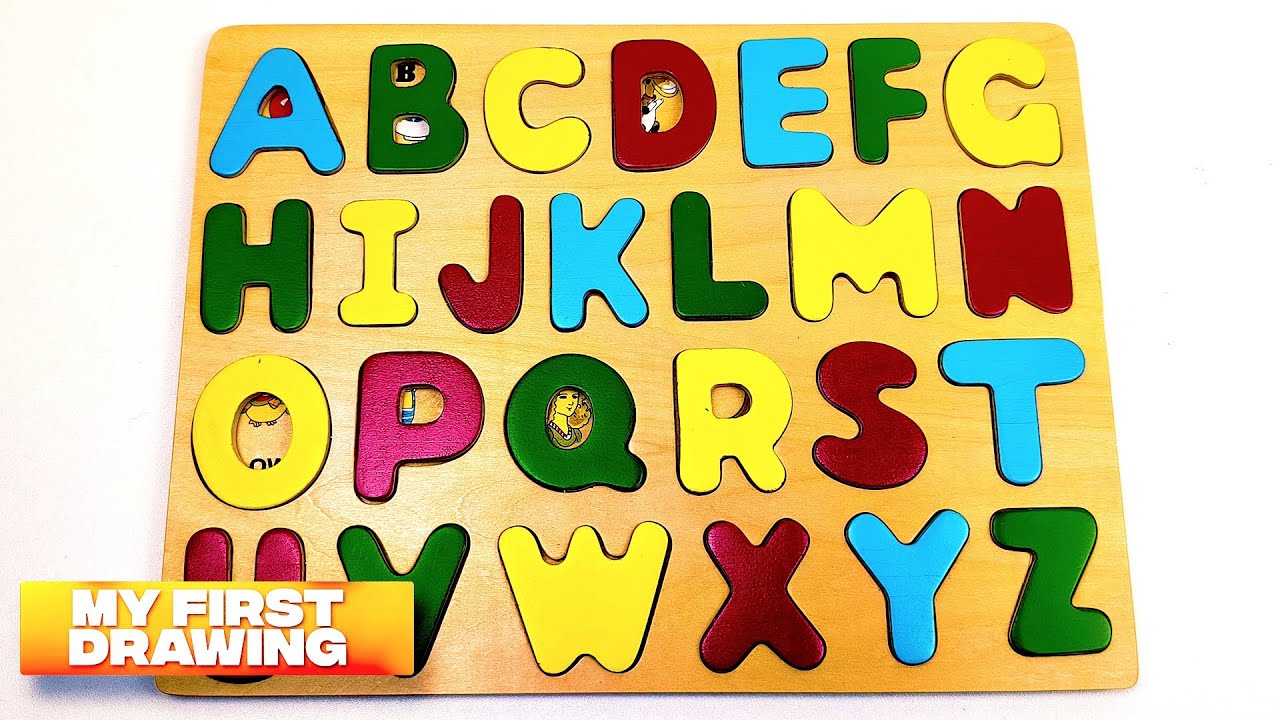 Learn the ABC, Whole Alphabet with Letters Puzzle - YouTube