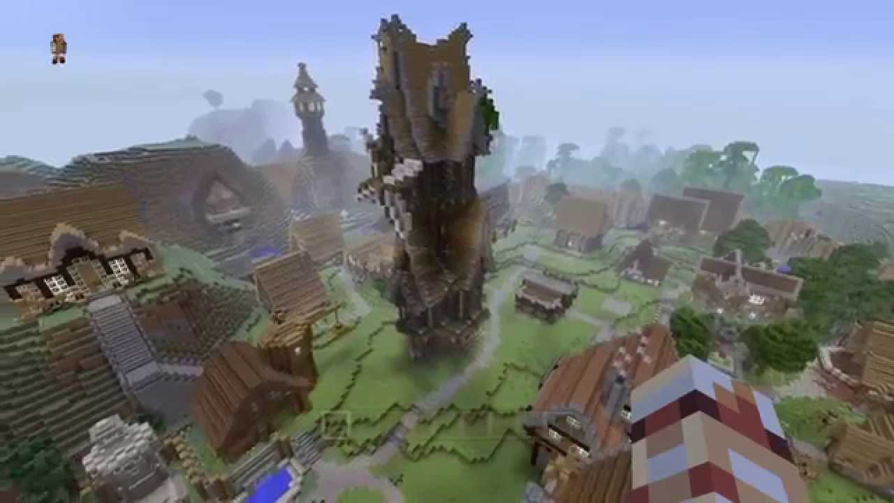Présentation Tour médiéval minecraft - YouTube