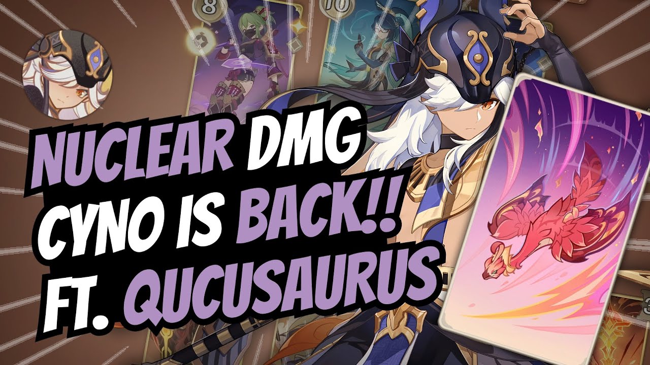 💥 NUCLEAR DAMAGE CYNO IS BACK!! FT. QUCUSAURUS 💥 | Genshin Impact TCG ...