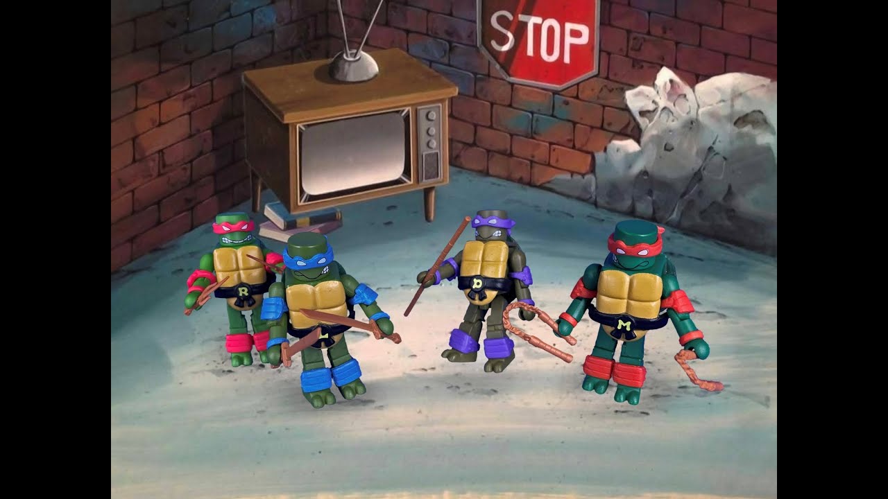 Diamond Select Toys TMNT VHS MiniMates Boxed Set Review - YouTube