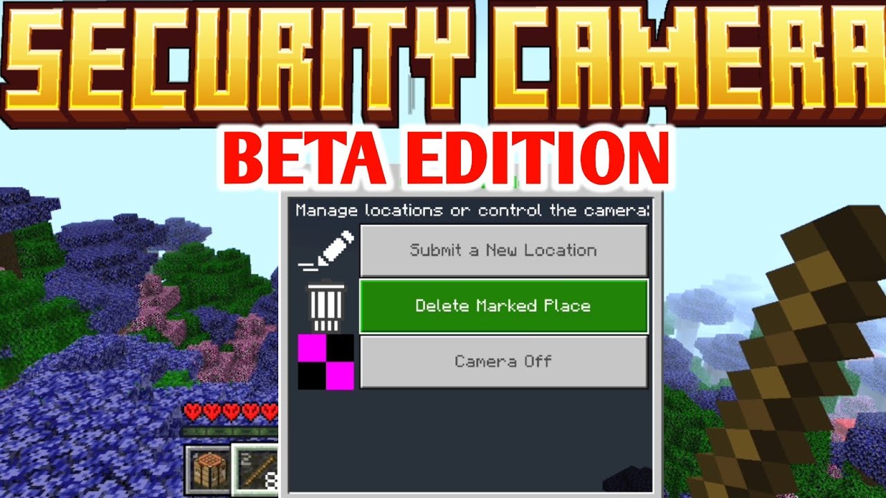 Security Camera Beta Addon For MCPE/MOBILE 1.21.50 | Zorrocraft (Hindi ...