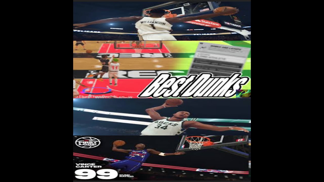 NBA2k best dunks - YouTube