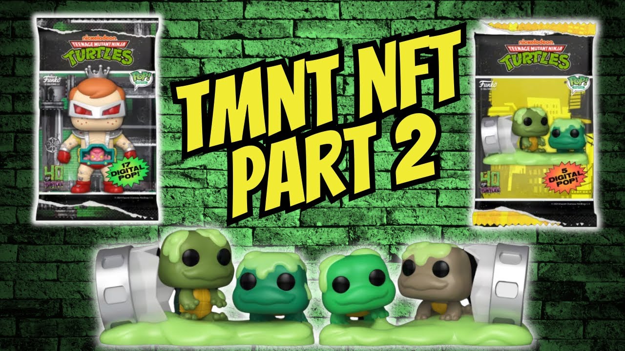 Part 2: Opening series 2 TMNT Funko NFT packs! Let’s see what I get ...