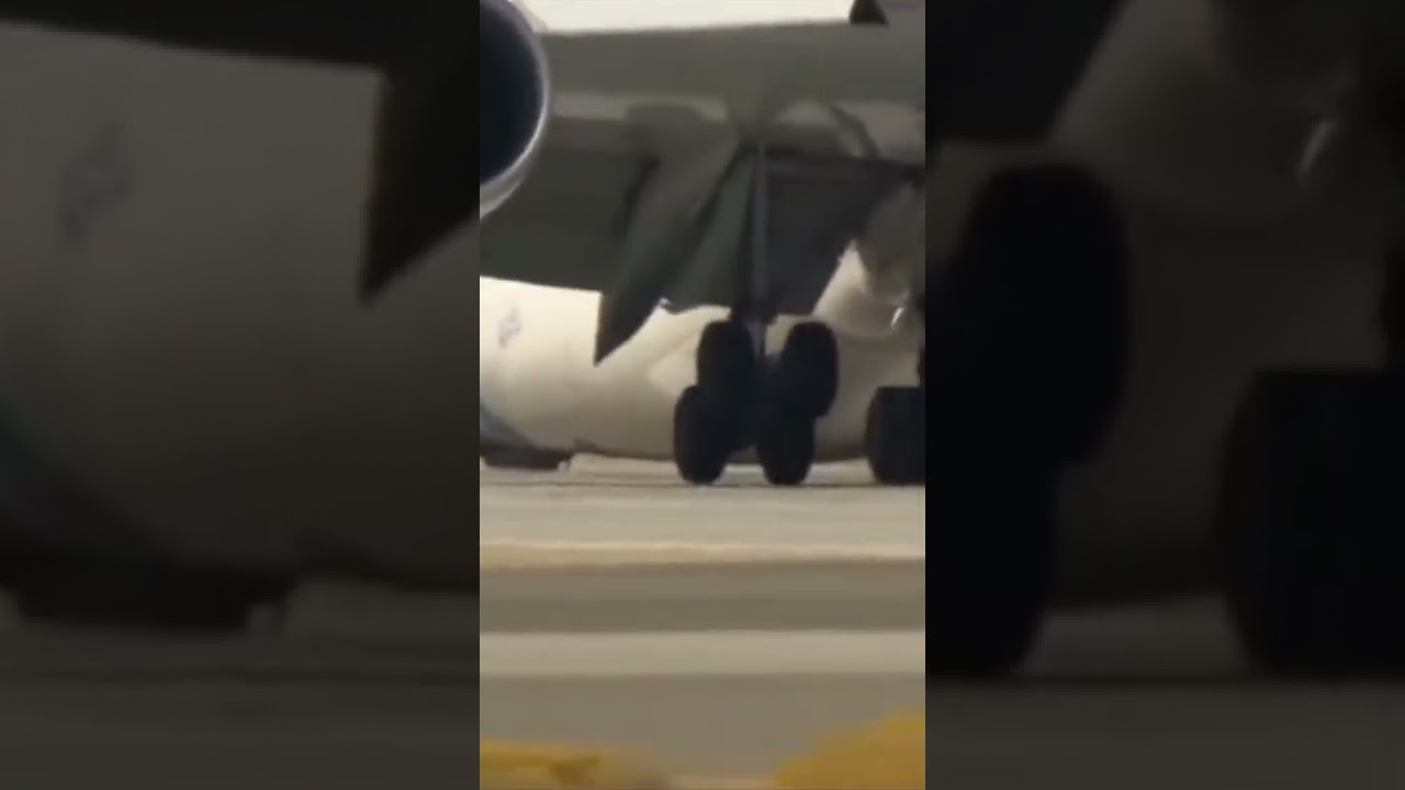 Boeing 747 tail strike test - YouTube