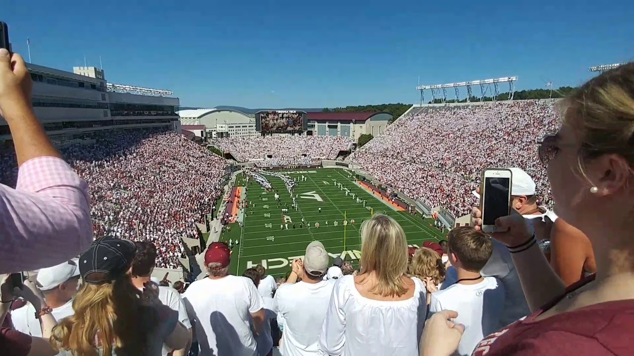 VT Enter Sandman vs Old Dominion 09-23-17 - YouTube