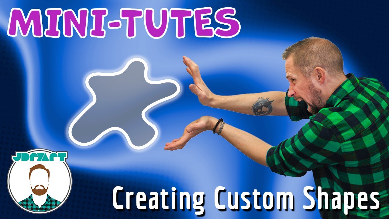 MIni Tutes Creating Custom Shapes in Photoshop - YouTube