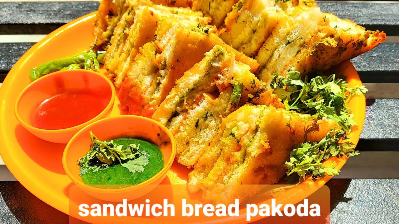 Multiple layers sandwich bread pakoda | #Breadpakoda #pakoda #sandwich ...