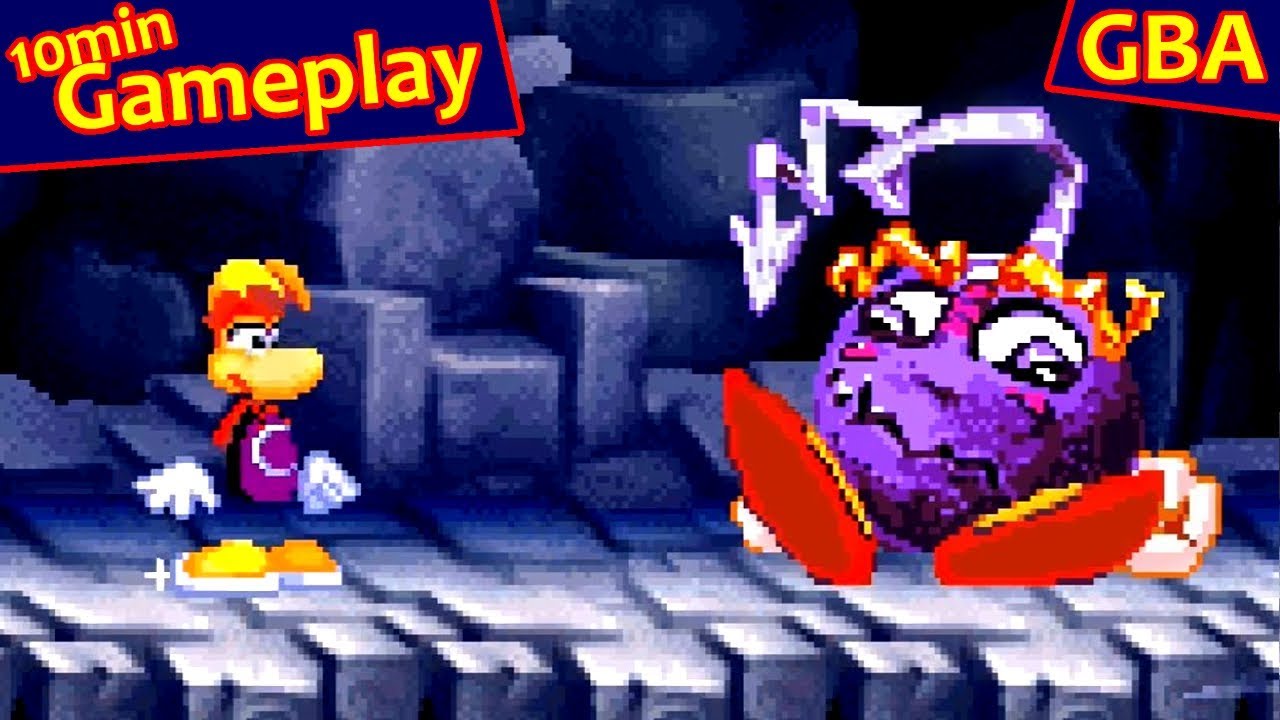 Rayman Raving Rabbids ... (GBA) Gameplay - YouTube