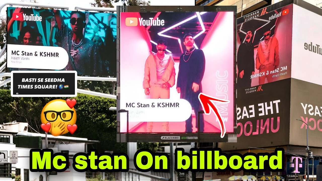 Mc stan on Billboard Viral clip 🥰 Hath varthi song featured On ...