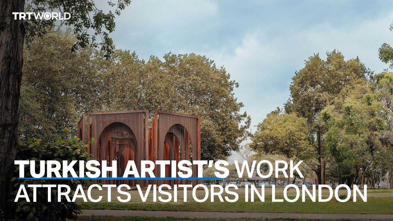 Turkish artist’s award-winning artwork welcomes visitors in London ...