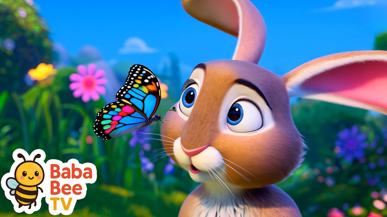Hop Hop Bunny 🐰 | Fun Kids Song & Nursery Rhyme | Bababee Rhymes ...