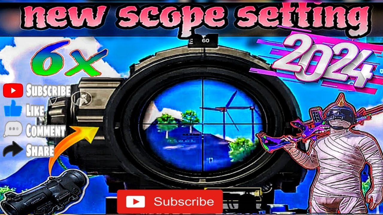 new update scope setting 2024 6x ythaider347 YouTube video - YouTube
