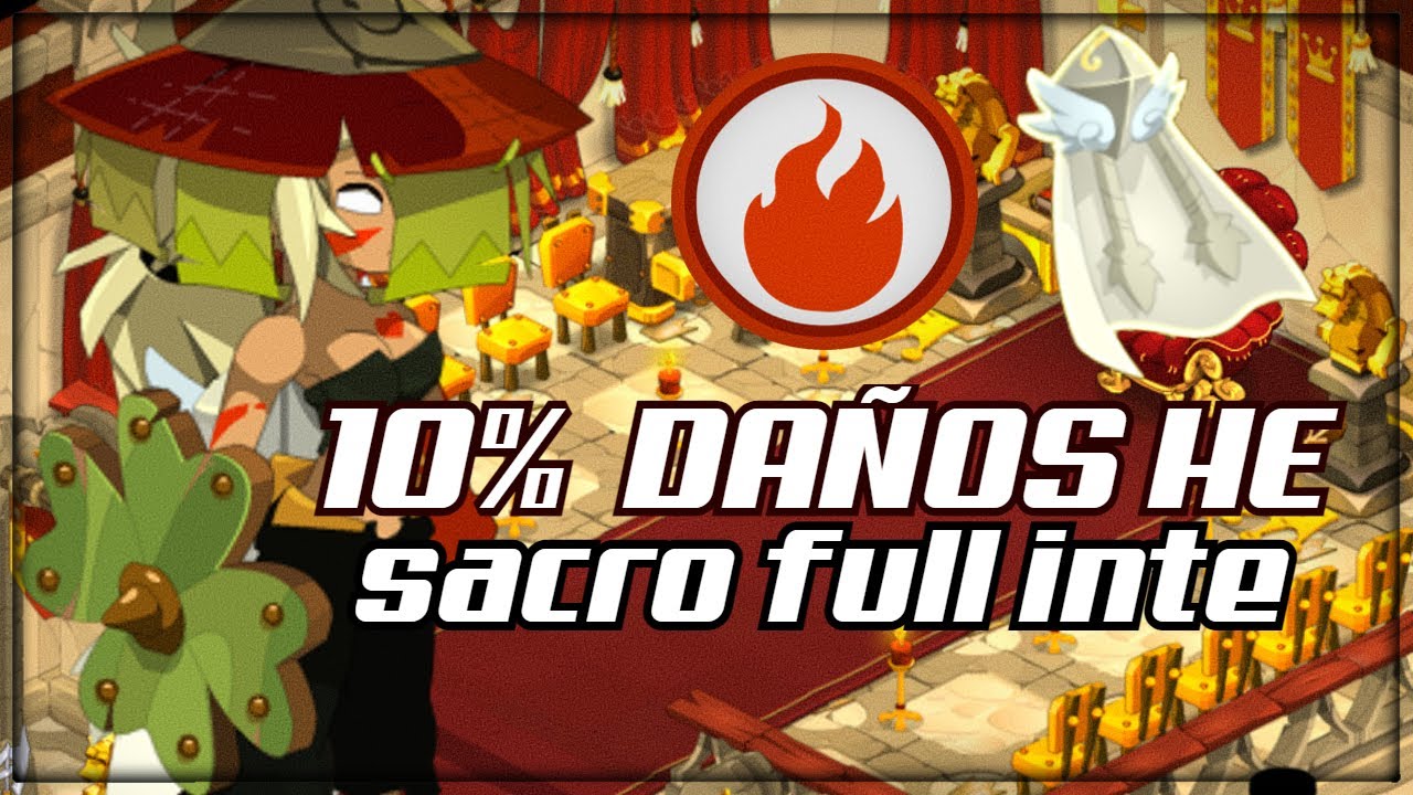 [DOFUS 2.62] SACROGRITO DE FULL INTELIGENCIA + 10 % DAÑOS HECHIZOS CON ...