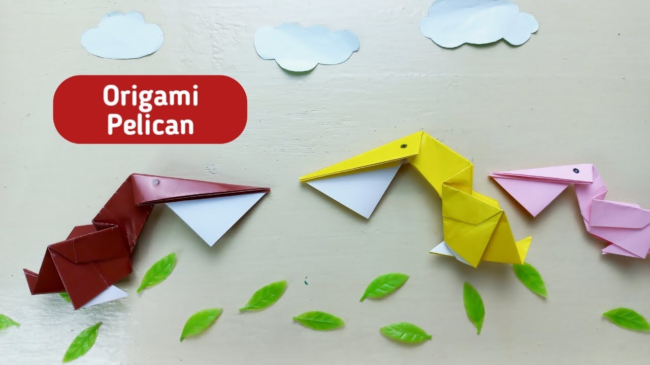 ORIGAMI PELICAN - How to make an easy origami - YouTube