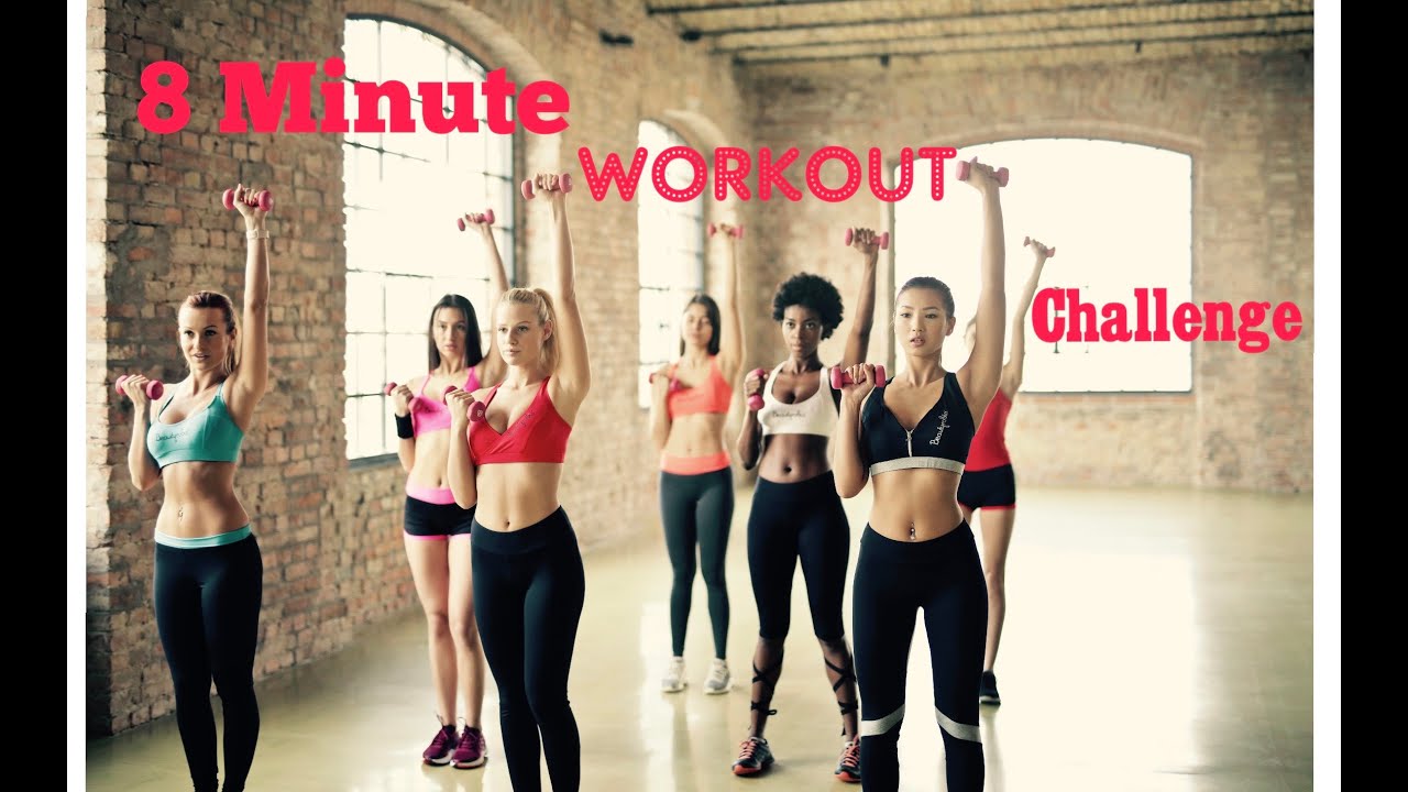 8 Minute Workout Challenge!! You Don't Need To Go GYM'''' if you can ...