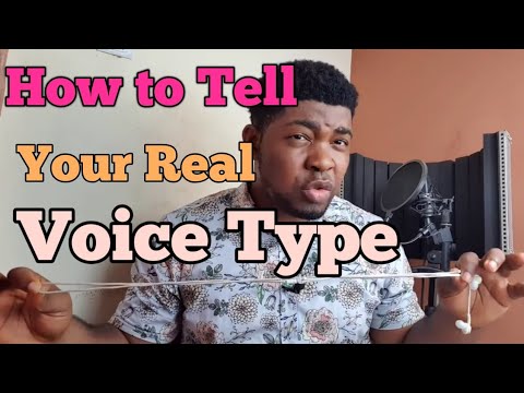 HOW TO TELL YOUR REAL VOICE TYPE | Singing Lessons - YouTube