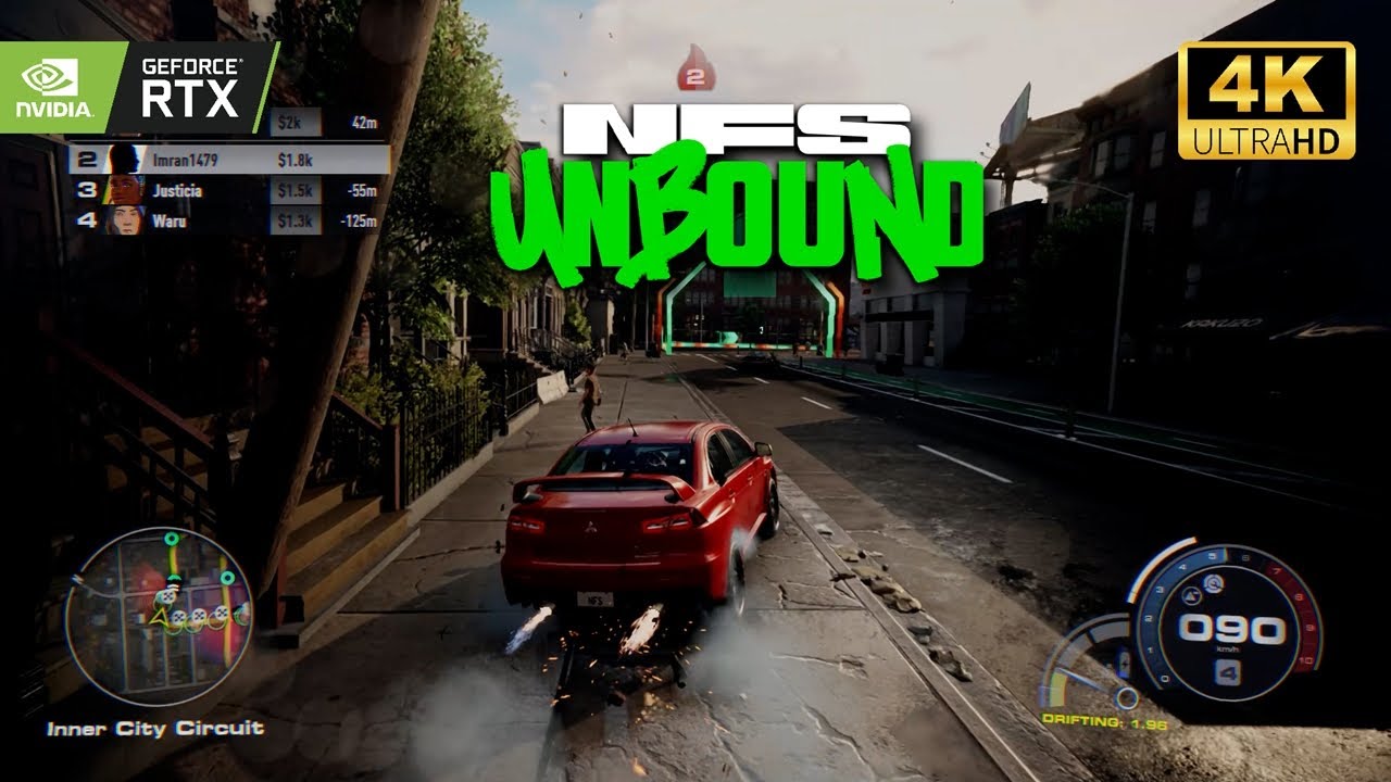 Need for Speed Unbound: Lancer Evo X vs Rivals in Inner City Circuit # ...