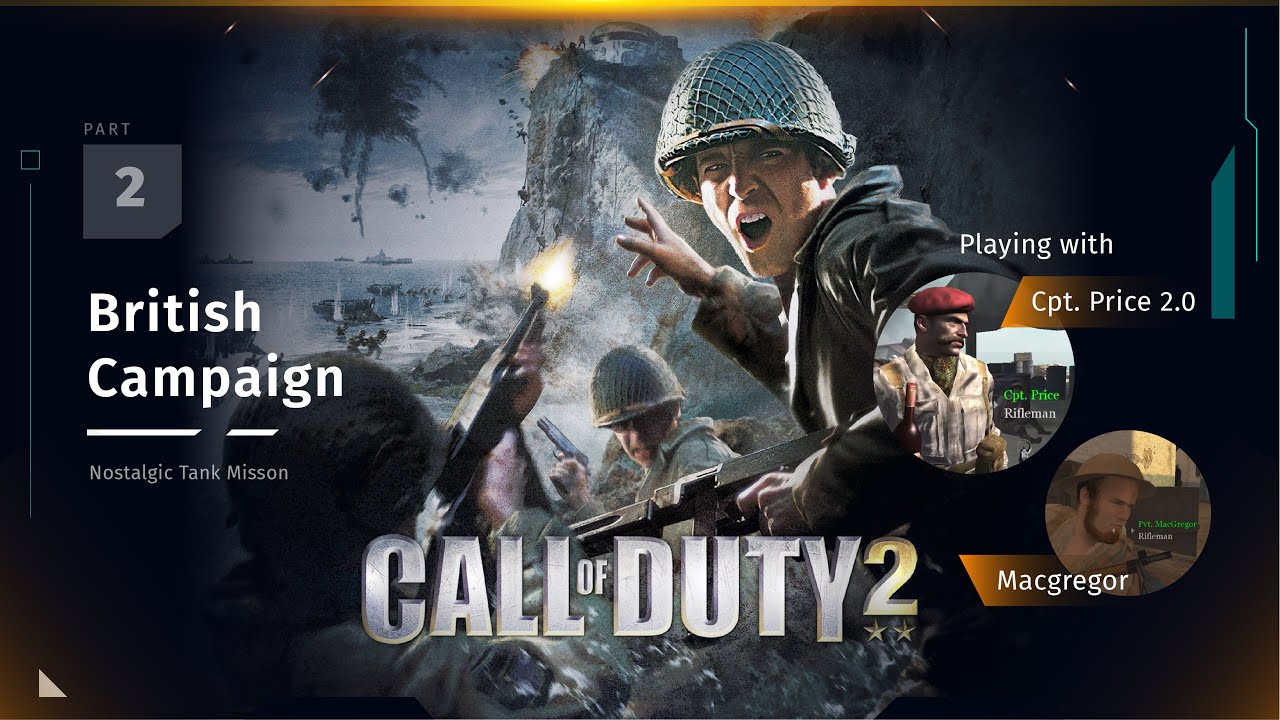 Call of Duty 2 (2003) - Gameplay/Replay Meet with The OG Cpt. Price ...