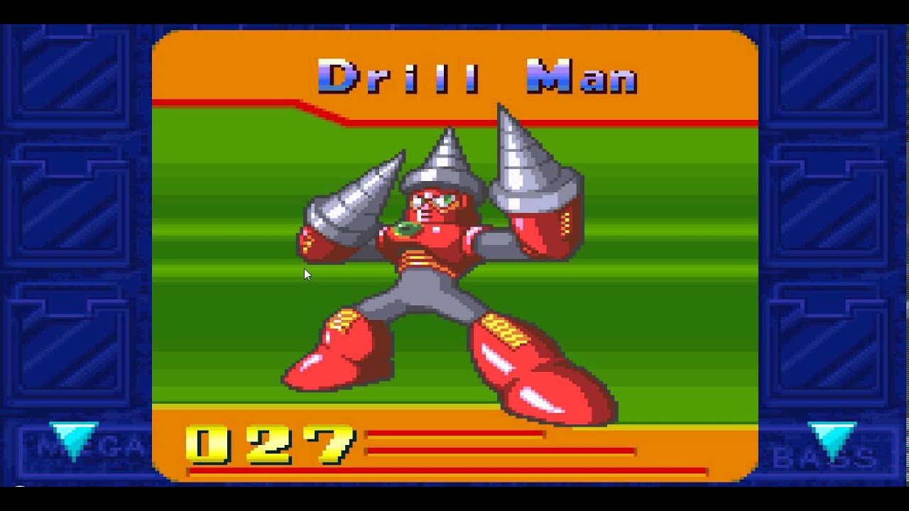 mega man an bass robot master data base part 4 - YouTube