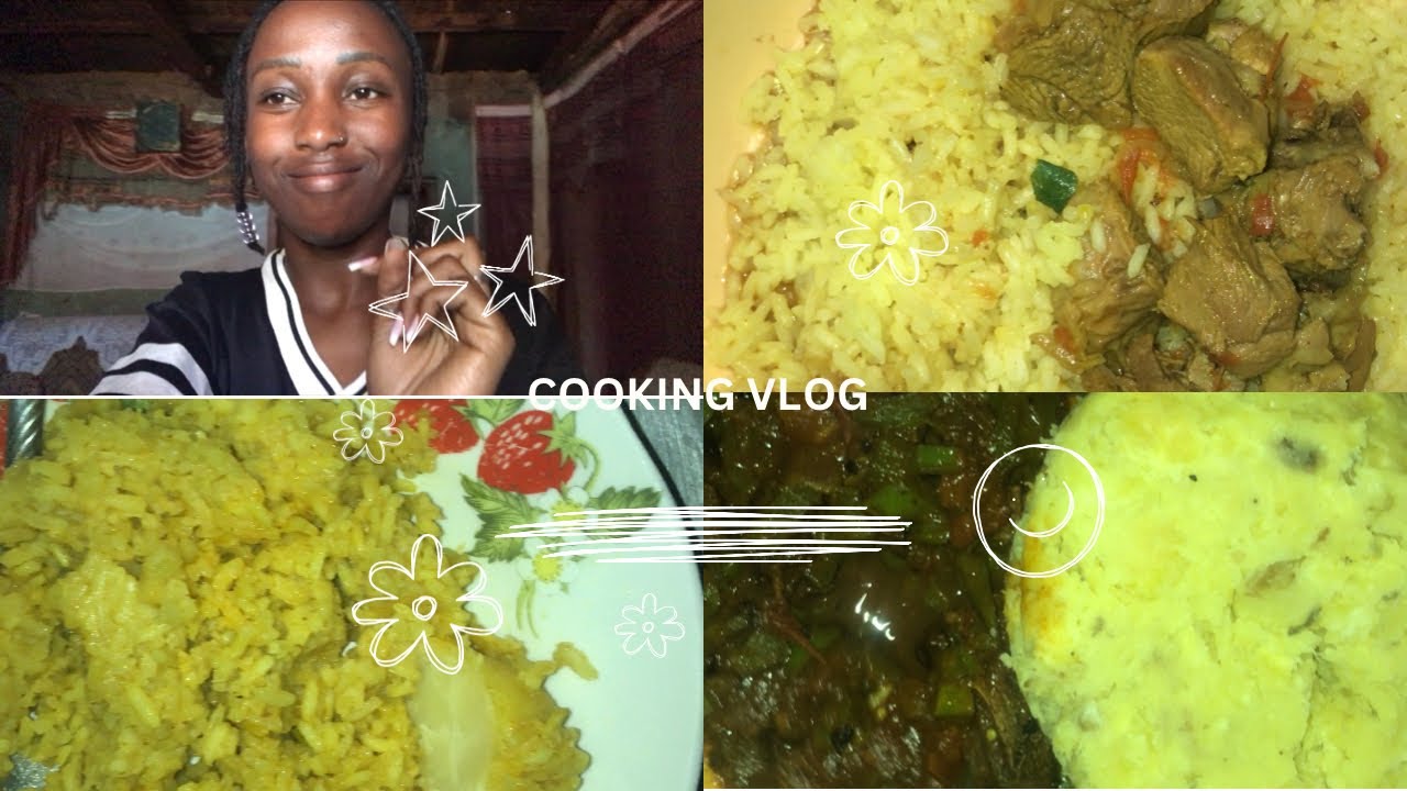 african village//cooking vlog//mashed matoke//potatoes//rice//easy ...