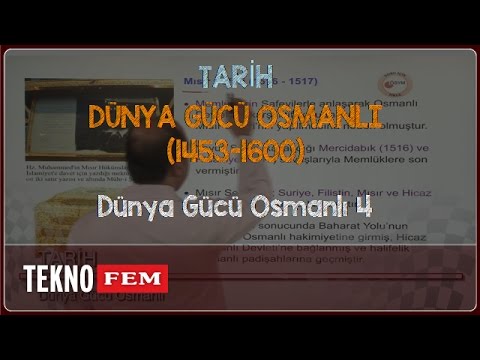 YGS-LYS TARİH - Dünya Gücü Osmanlı 4