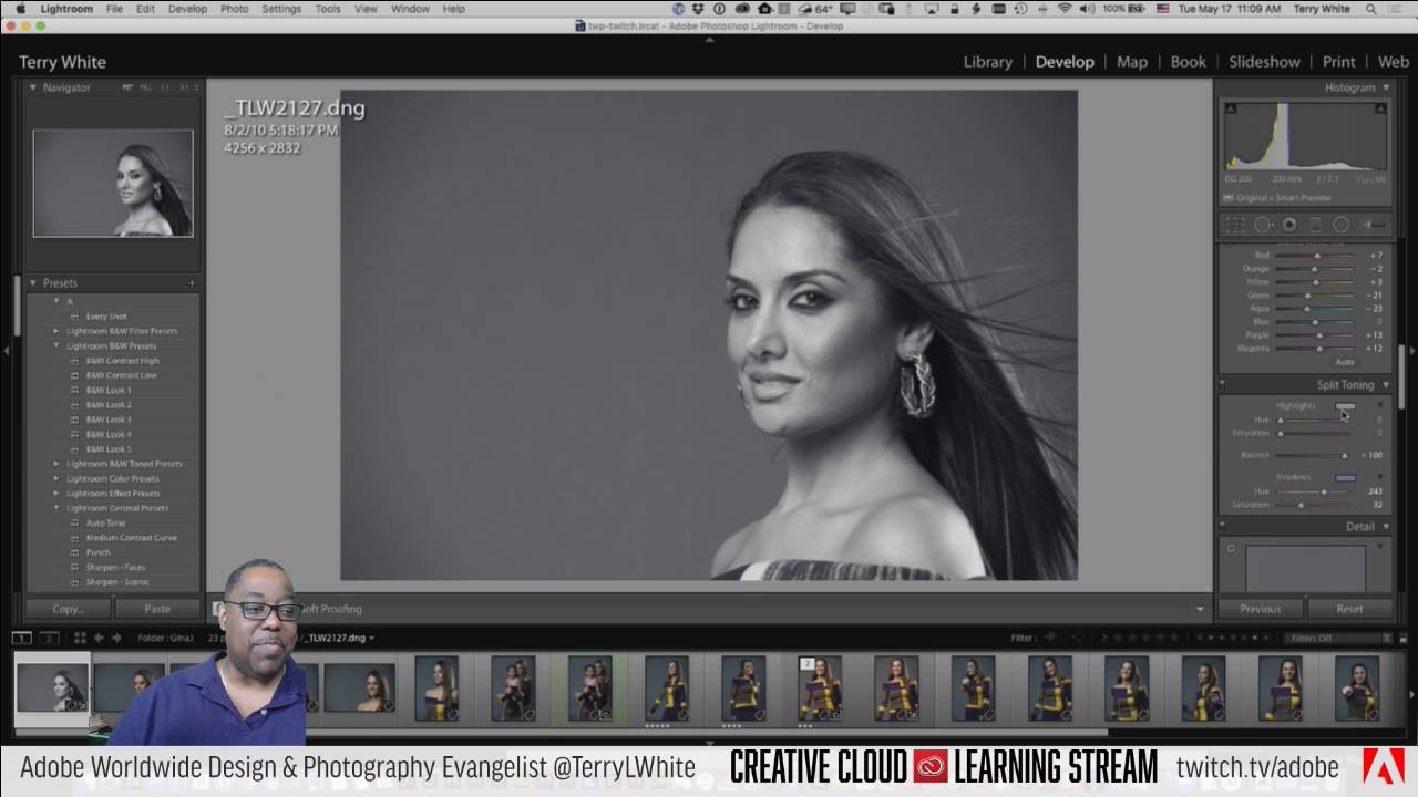 Introduction to Adobe Lightroom CC - Pt 5 - Develop Module Part 2 - YouTube