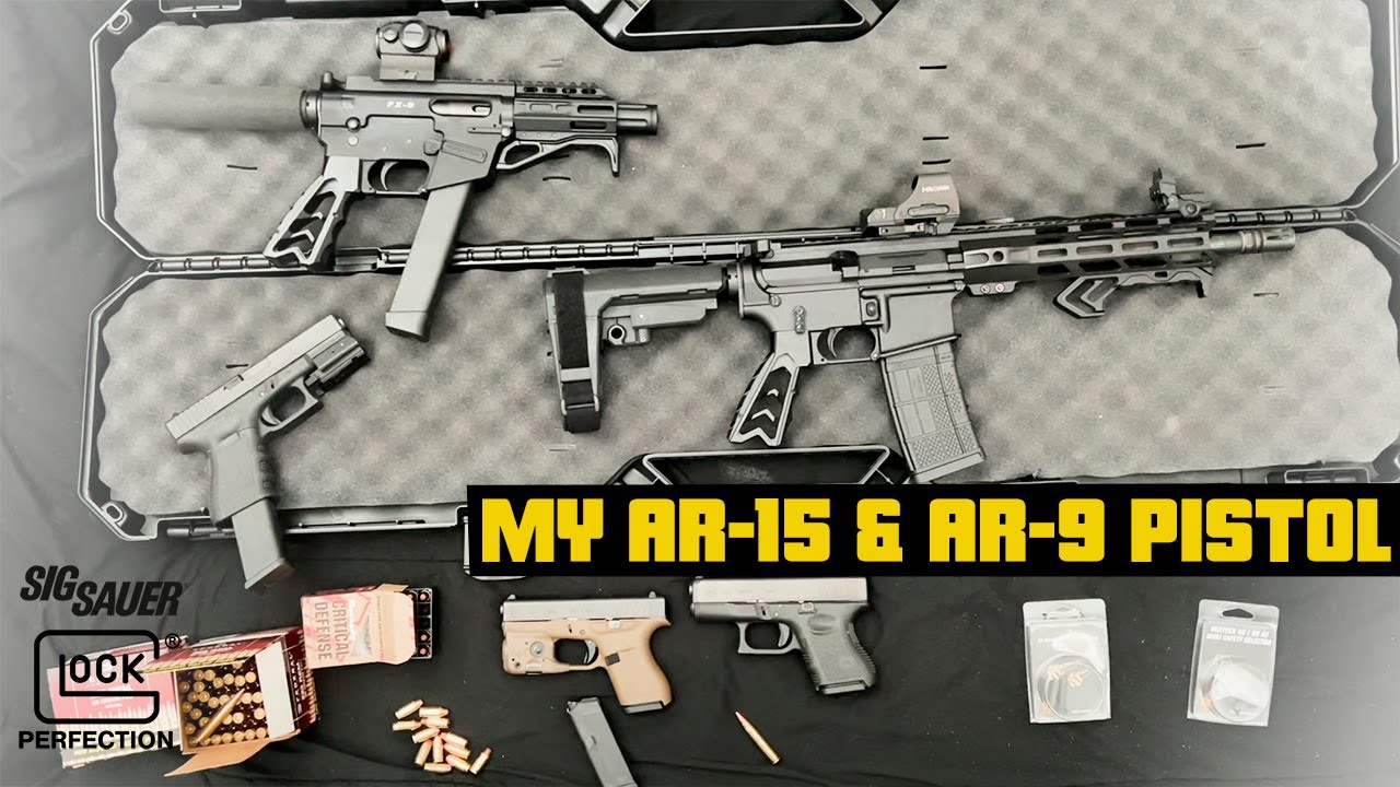MY AR-15 PISTOL & AR-9 PISTOL | MY 2022 GUN COLLECTION - YouTube