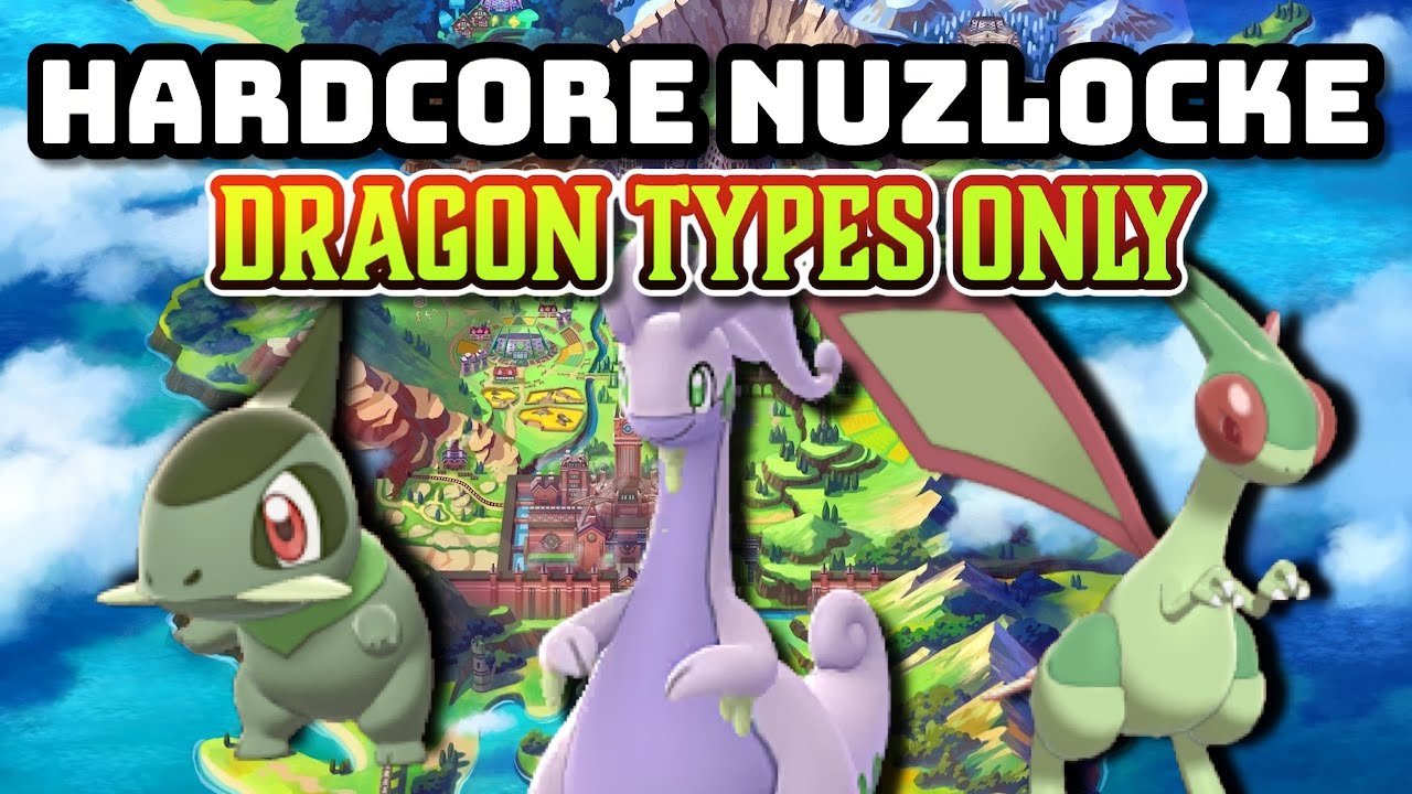 Pokemon Shield Hardcore Nuzlocke - Dragon Types Only! (No Dynamax ...