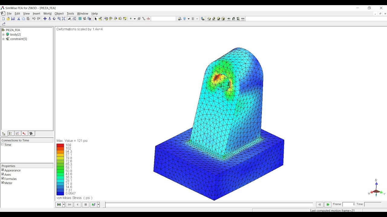 Sesión en linea de ZW3D con la integración de SimWise para FEA - YouTube