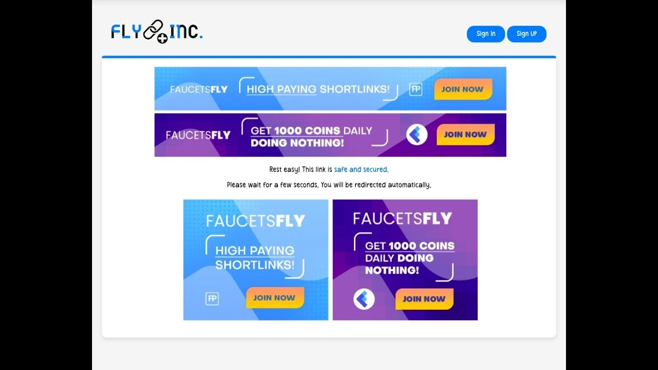 How to complete Fly Inc. URL shorteners! (Mobile) - YouTube