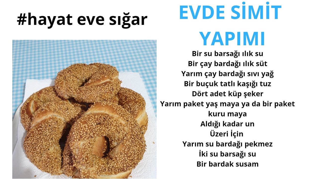 EVDE ÇITIR SİMİT YAPIMI - YouTube