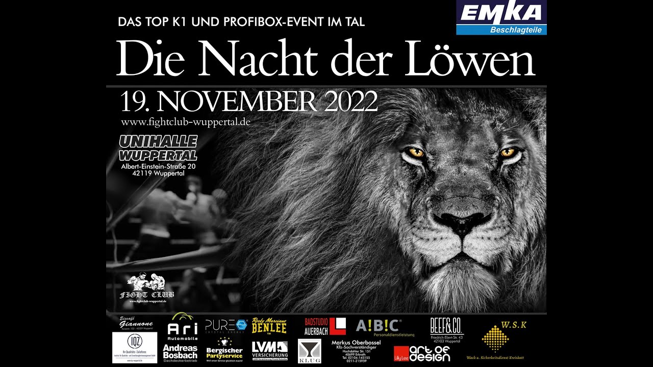 Fight Club Wuppertal präsentiert: Abdallah Ounis vs. Andrej Laschenko ...