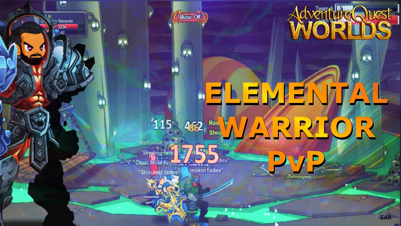 =AQW= Legendary Elemental Warrior PvP (+Enchants) - YouTube