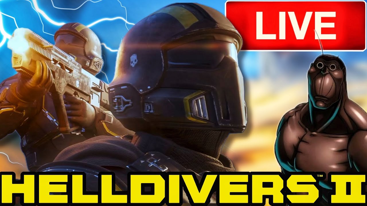 LIVE Helldivers 2 | Playing At The HARDEST DIFFICULTY.. That We Can ...