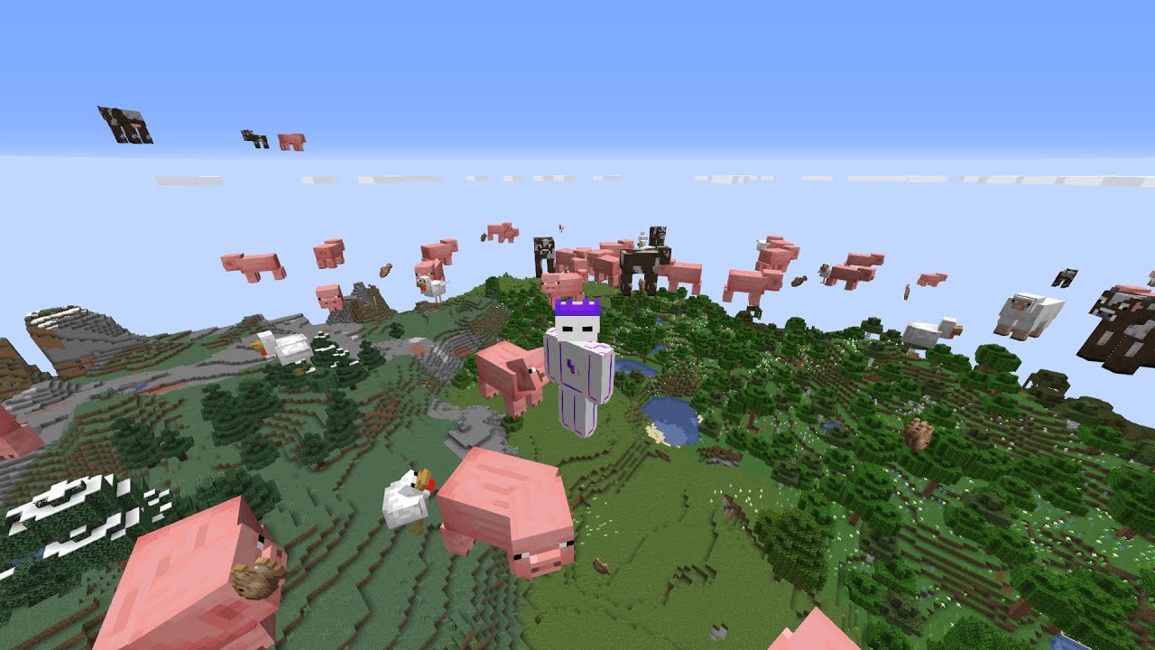 Beating Minecraft But Gravity Flips Every Minute (Isaac newton did not ...