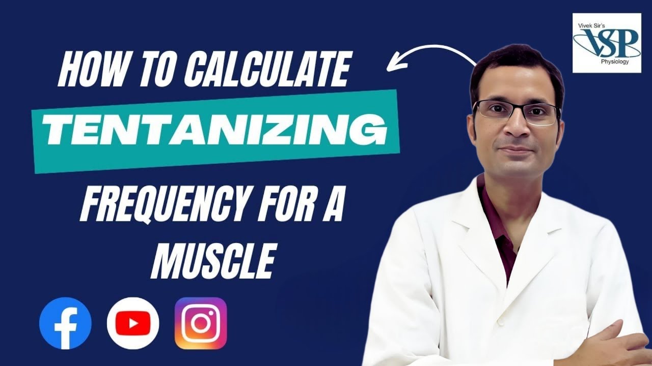 How to calculate tetanizing frequency for a muscle? #education #medical ...