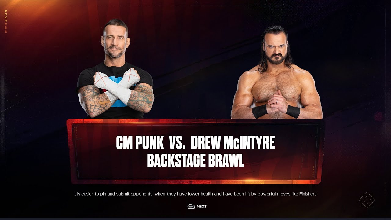 WWE CM Punk vs Drew McIntyre Backstage brawl! - YouTube