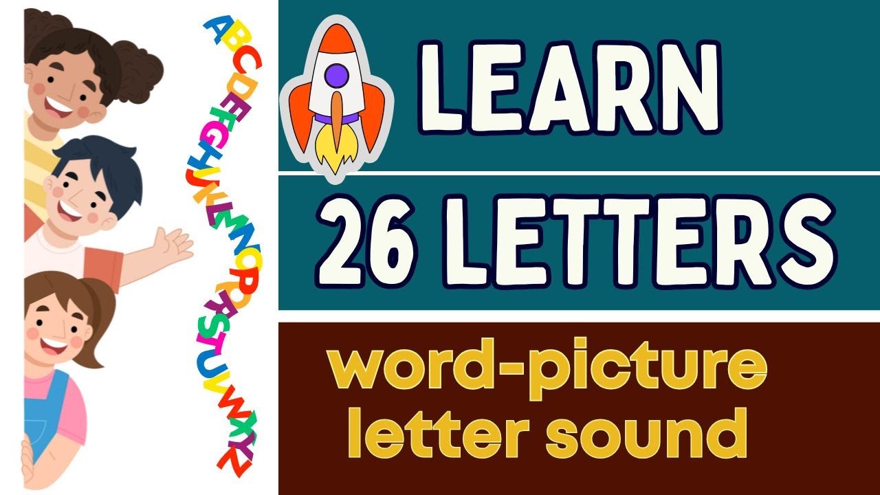 Learn the 26 Letters of the Alphabet -- with Words - Pictures - Letter ...
