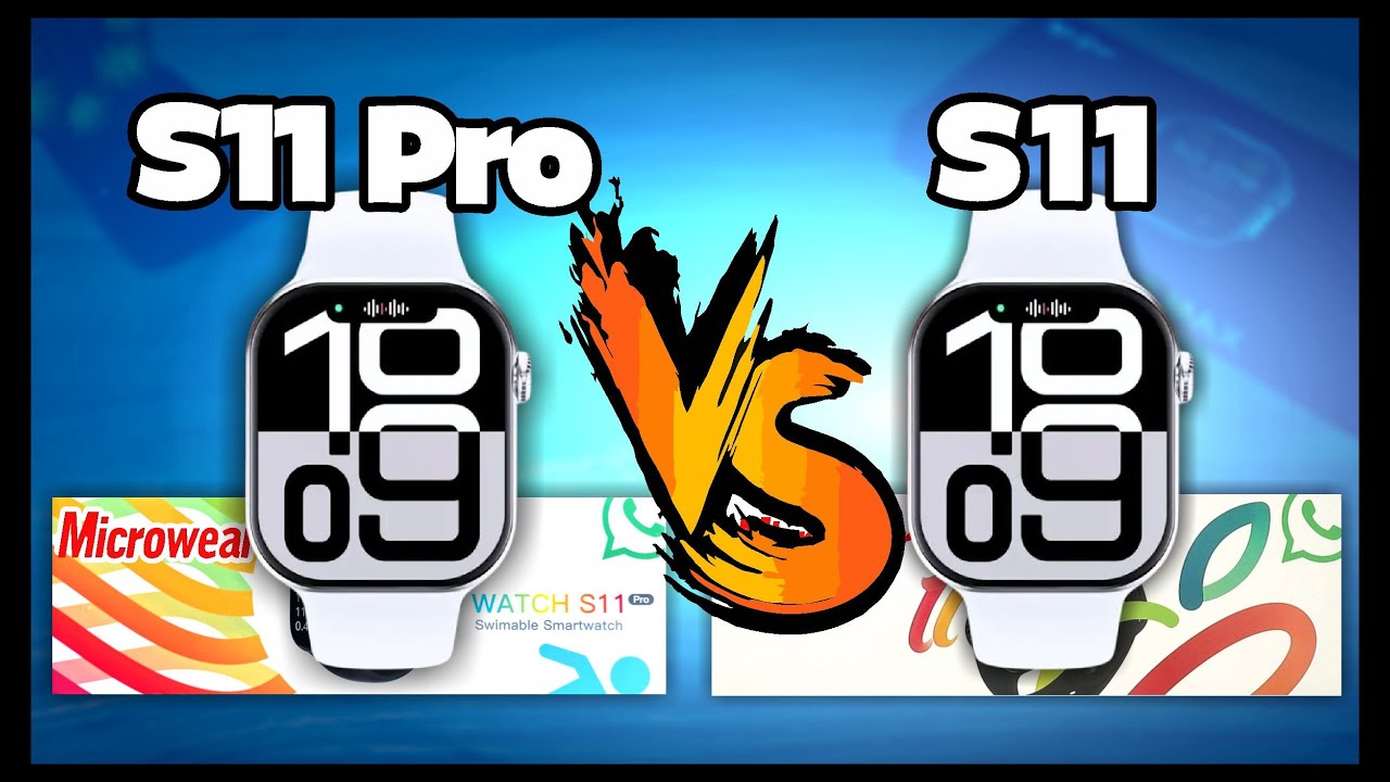 COMPARATIVO: Smartwatch S11 PRO vs S11 - Quais as Diferenças? - YouTube
