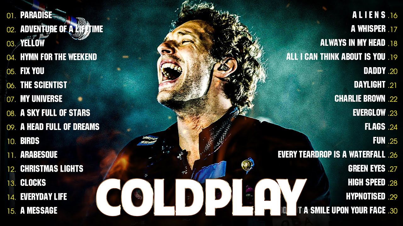 Coldplay Best Songs Ever 🔥 Coldplay Greatest Hits Full Album 🔥 The Best ...
